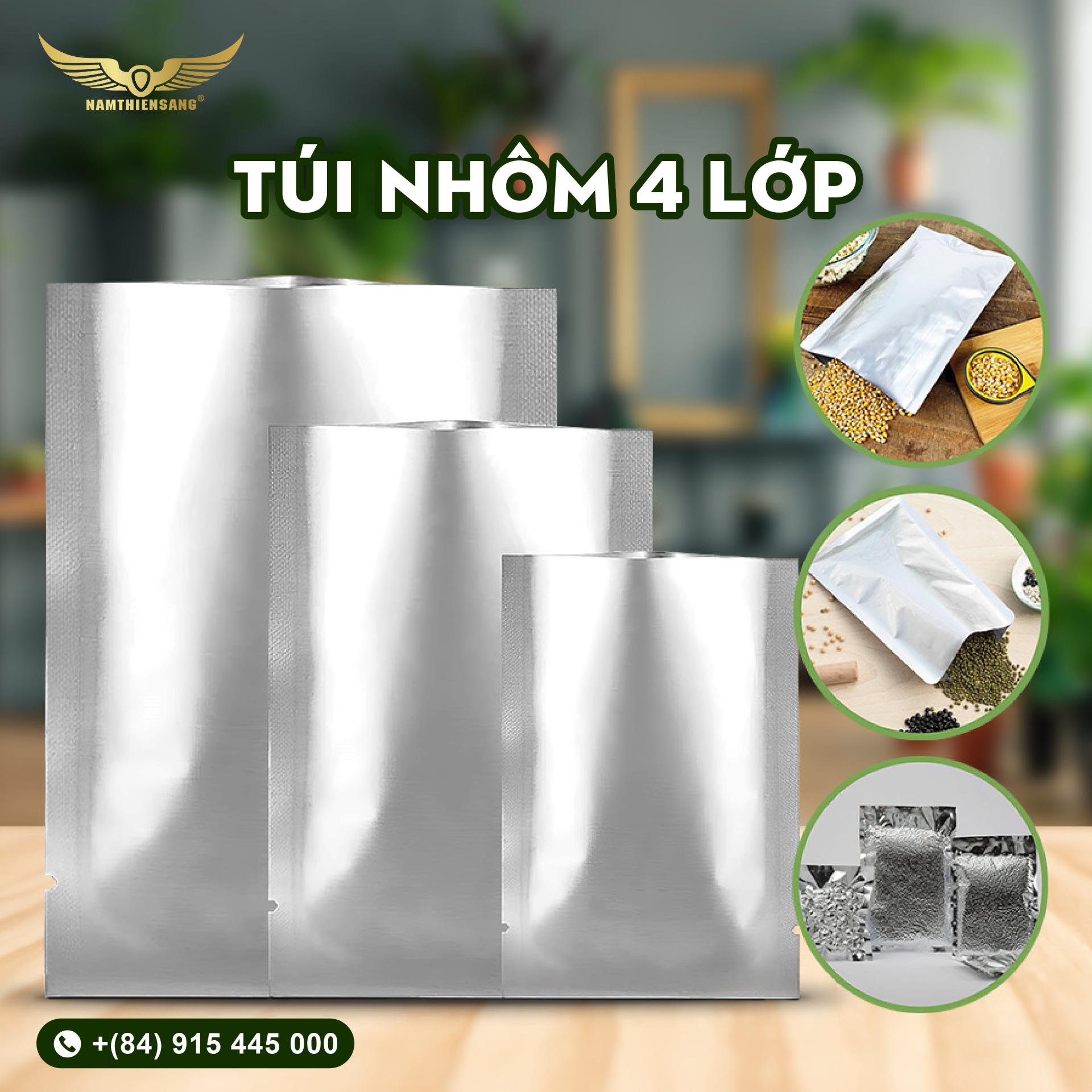 Cung cấp Túi Nhôm 4 lớp (AL/PET/PA/PE) giá rẻ nhất thị trường